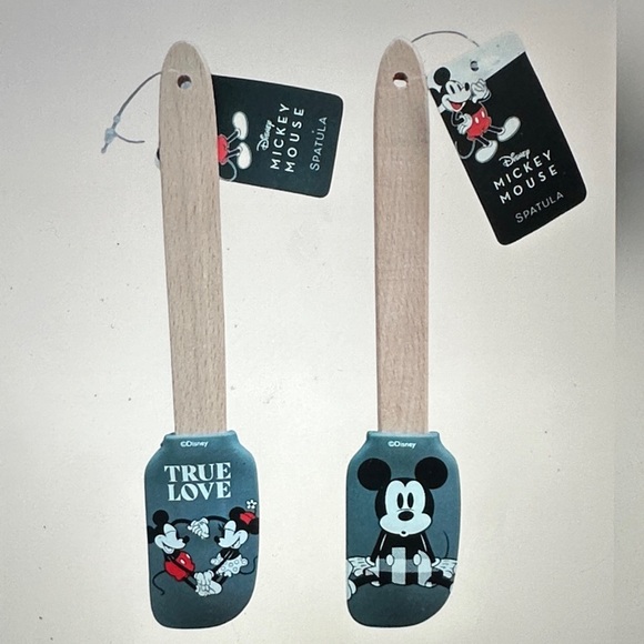 Disney | Kitchen | 525disney Blue Mickey Mouse Spatula Duo | Poshmark